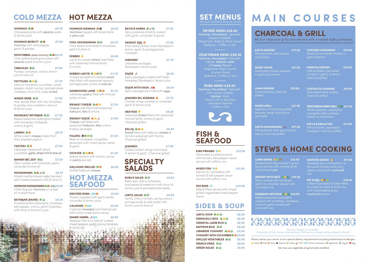 Ruba Restaurant Teddington | Lebanese Restaurant & Takeaway